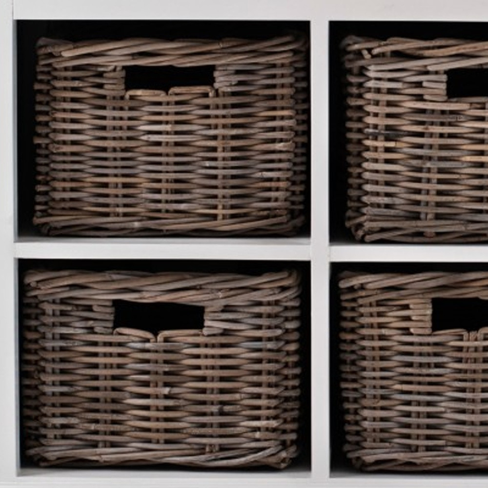 Modern Farmhouse Buffet Server With Basket Set - Nest and Paw